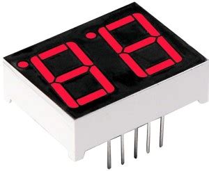 Quadmarq Electronics QDE Inch Digit Red Display Segment LED Display Common Cathodes