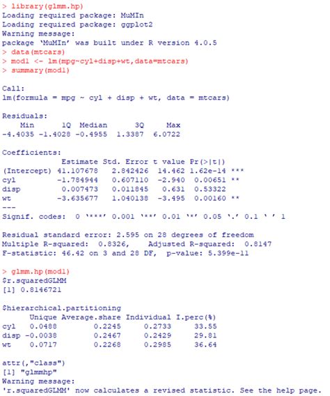 科学网—请安装最新版glmmhp（00 9），将lm，glm的r2分解纳入glmmhp，基本涵盖了整套线性回归 赖江山的博文