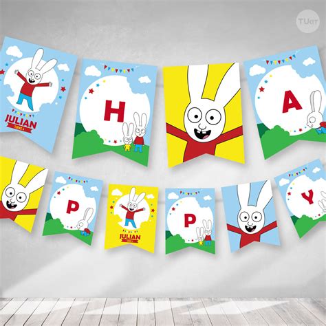 Kit Imprimible Simon El Conejo Tukit