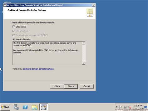 How To Setup A Microsoft Windows 2008 R2 Domain Controller