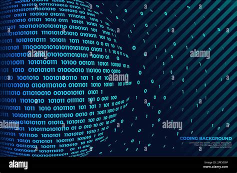 Blue Abstract Coding Background Modern Abstract Background Technology