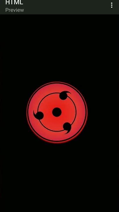 Html Css Mangekyu Sharingan Awaken Html Css Codmobile Uchiha Sharingan Naruto Edit Youtube
