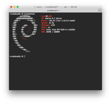 用 Screenfetch 和 Linuxlogo 显示带有酷炫 Linux 标志的基本硬件信息 Linuxstory
