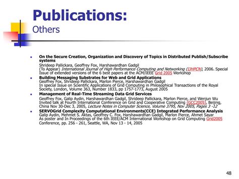 Ppt Scalable Fault Tolerant Management Of Grid Services Application