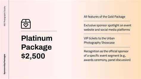 Sponsorship Packages How To Create One Templates