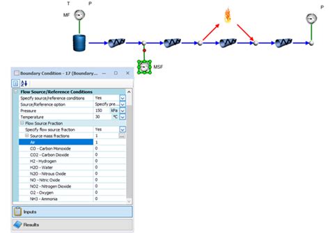difference between mass fractions and flow source fractions specified