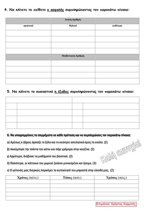 Γλώσσα Ε΄ Επαναληπτικό 2ης Ενότητας ΄΄ η ζωή στην πόλη ΄΄ Education Feelings Linguistics