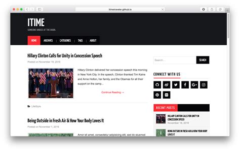 Github Itimetravelerhexo Theme Hiero An Awesome Magazine Blog