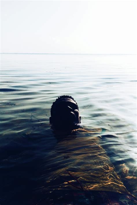 Floating Person In Water