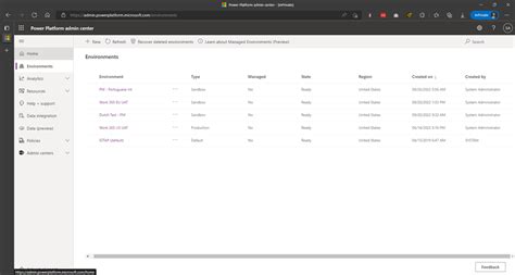 setting up a new dynamics 365 instance