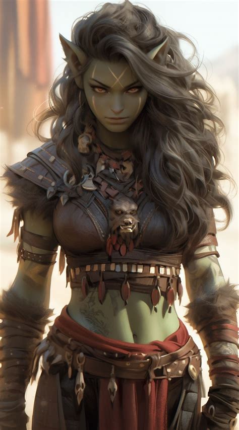 Orc Femme Wakfu Dofus Dessins Femmes Fantastique