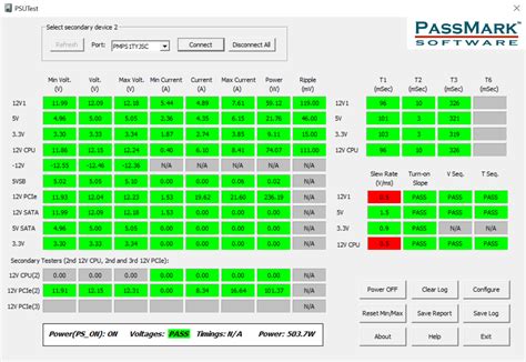 Passmark Software Inline Psu Tester