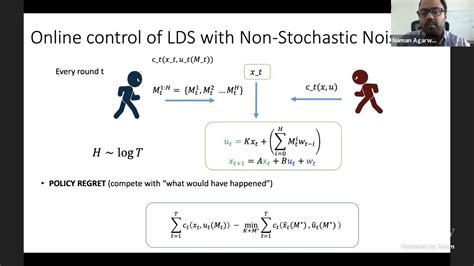 The Non Stochastic Control Framework Youtube