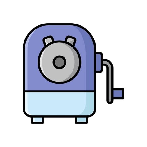Premium Vector Pencil Sharpener Icon Vector Design Template In White