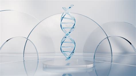 Dna With Glass Geometry Background 3d Rendering 27876175 Stock Video At Vecteezy