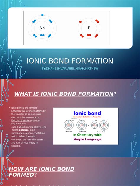 Ionic Bond Formation Explained Pdf Ion Ionic Bonding
