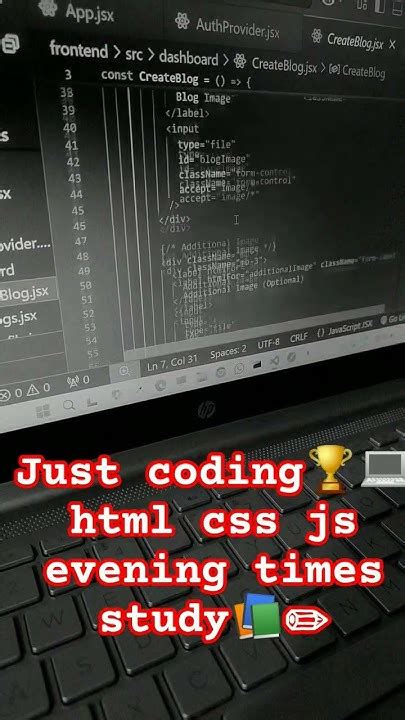 just coding🏆💻 html css js🏆💥 evening shorts tranding webdevelop