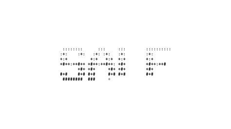 Sale Ascii Animation Loop On White Background Ascii Code Art Symbols Typewriter In And Out