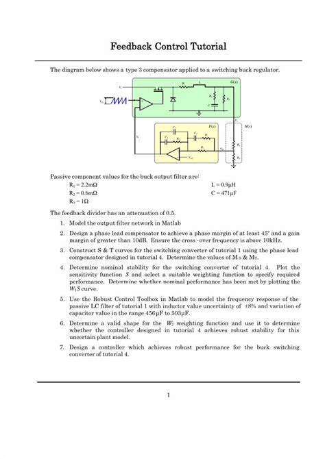 PDF Feedback Control Tutorial DOKUMEN TIPS