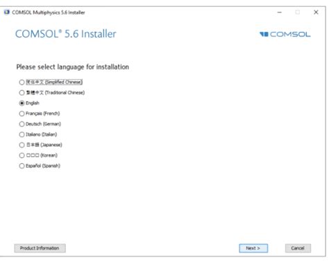 Running The Comsol Installer