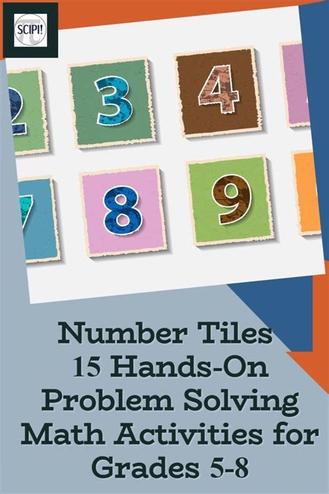 A Book With Numbers On It And The Title Number Tiles 1 5 Hands On Problem