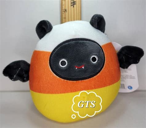 Squishmallow 5 Emily Bat Candy Corn Costume Soft Halloween Plush