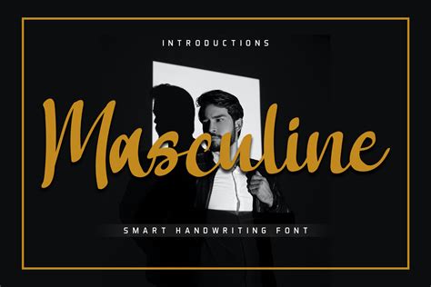 Masculine Script Font Masculine Script Fonts Envato
