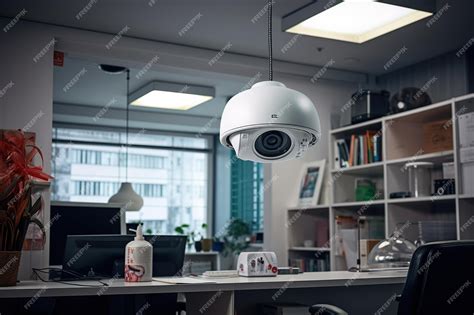 Premium Ai Image Round Cctv Camera Security System