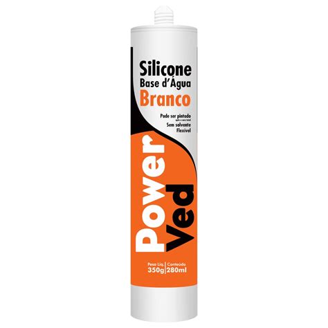 Adesivo Silicone Base Dágua Power Ved Branco 400 G Shopee Brasil