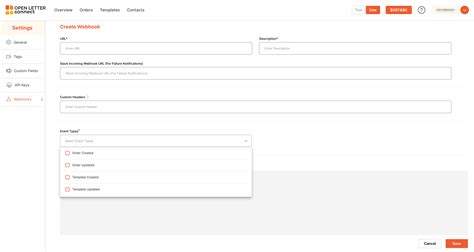Setup - OLC Webhook Docs
