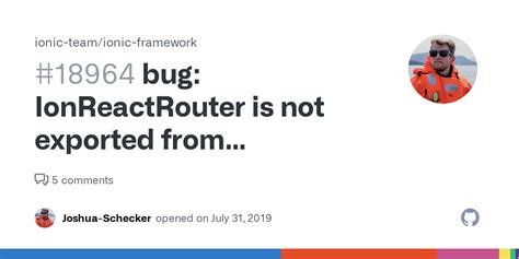Bug Ionreactrouter Is Not Exported From Ionicreact · Issue 18964