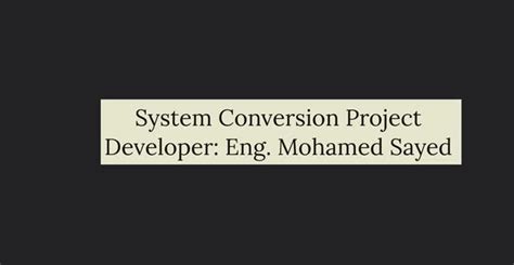successful system conversion project with avr and keypad mohamed