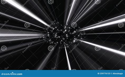 Abstract Plexus Technology Science And Engineering Background Stock