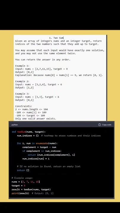 1 Two Sum Leetcode Coding Codinglife Codingninja Programming Program Youtube