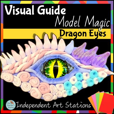 Dragon Eye Model Magic Art Activity Visual Guide For Clay Skills Centre