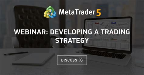 Webinar Developing A Trading Strategy Algorithmic Trading Strategies Mql4 And Metatrader 4