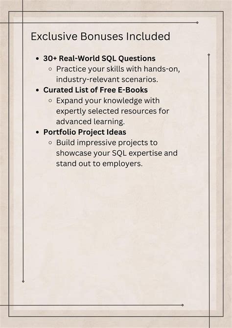 Master Sql In Days Sql Sqlite Postgresql Real World Problems Become A Data Analyst