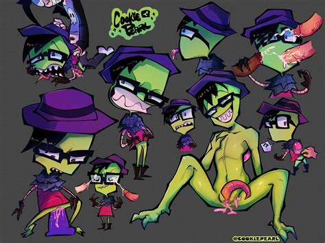 Post C KIEPEARL Dib Membrane Invader Zim Irken Zim