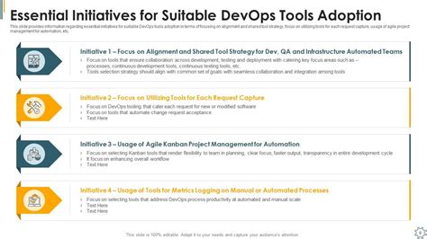 optimum devops tools selection it powerpoint presentation slides