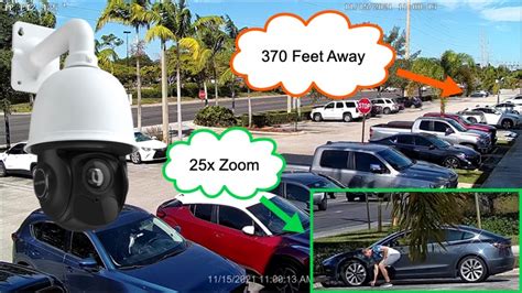 PTZ Camera System Auto Tracking AI Software PoE NVR Cat5e
