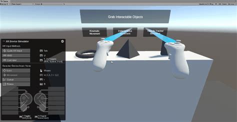 Xr Device Simulator Legacy Xr Interaction Toolkit 321