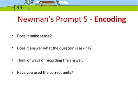 2013 Newmans Error Analysis And Comprehension Strategies Ppt
