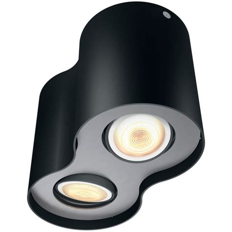 Philips Hue Connected Pillar Påbygningsspot Sort 929003046401
