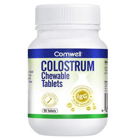Comwell Colostrum Chewable 90 Tablets Comwell New Zealand