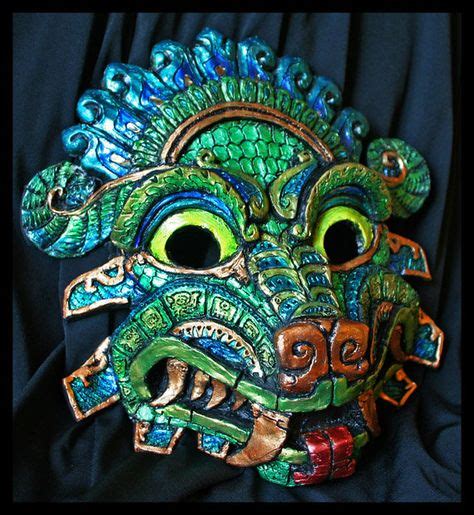 Quetzalcoatl Mask Maskers Maskers Kunst En Schedel