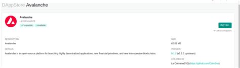 how to connect your metamask to your avalanche node in dappnode how