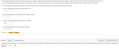 Solved Consider The Following Problem A Farmer With 750