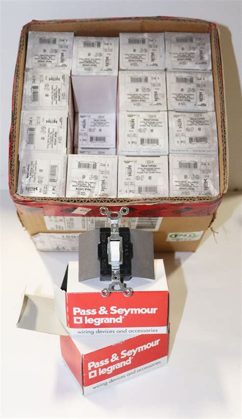 Box Of Several Manual Light Switch Controller