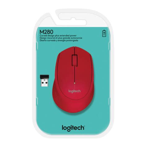 Mouse Logitech M280 Wireless Red I Oechsle Oechsle