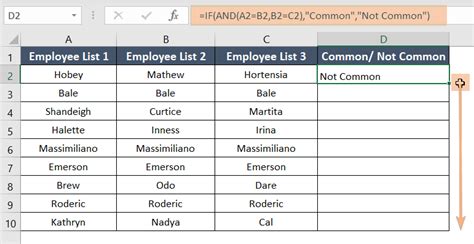 6 Ways To Compare Three Columns To Find Matches In Excel Excelgraduate